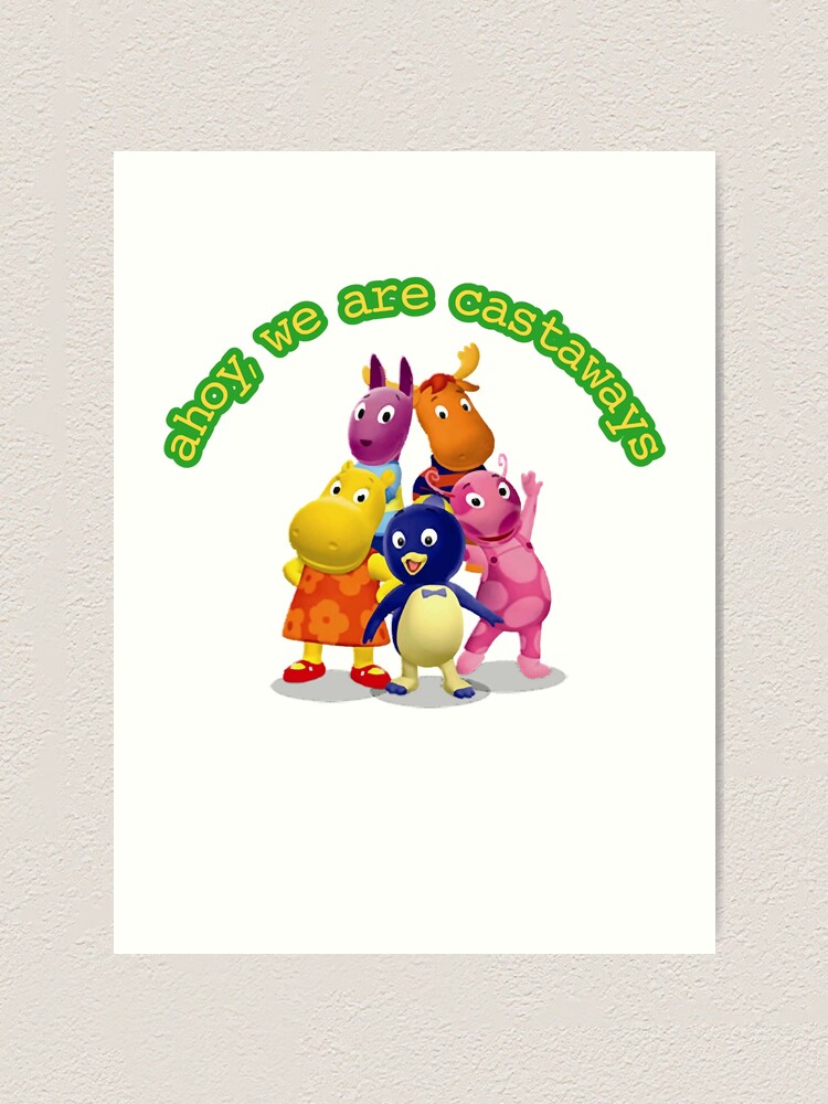Lámina artística «Los Backyardigans Castaways Pablo Caricaturas para ...