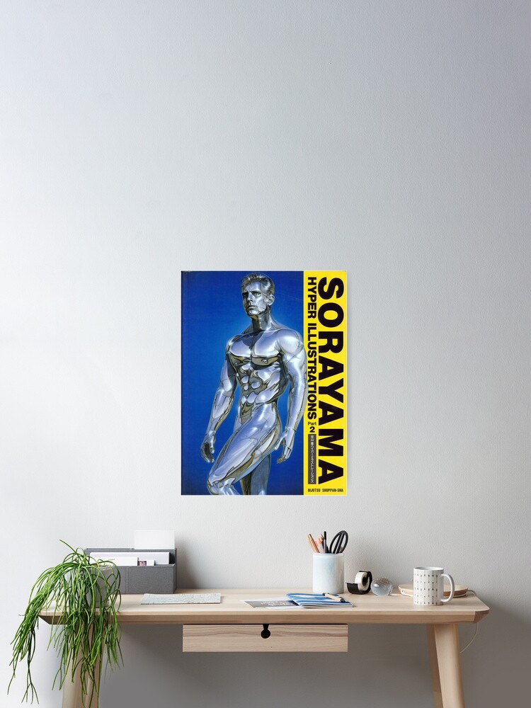 "The Chrome Man Hyper Illustration- Hajime Sorayama" Poster for Sale by ...