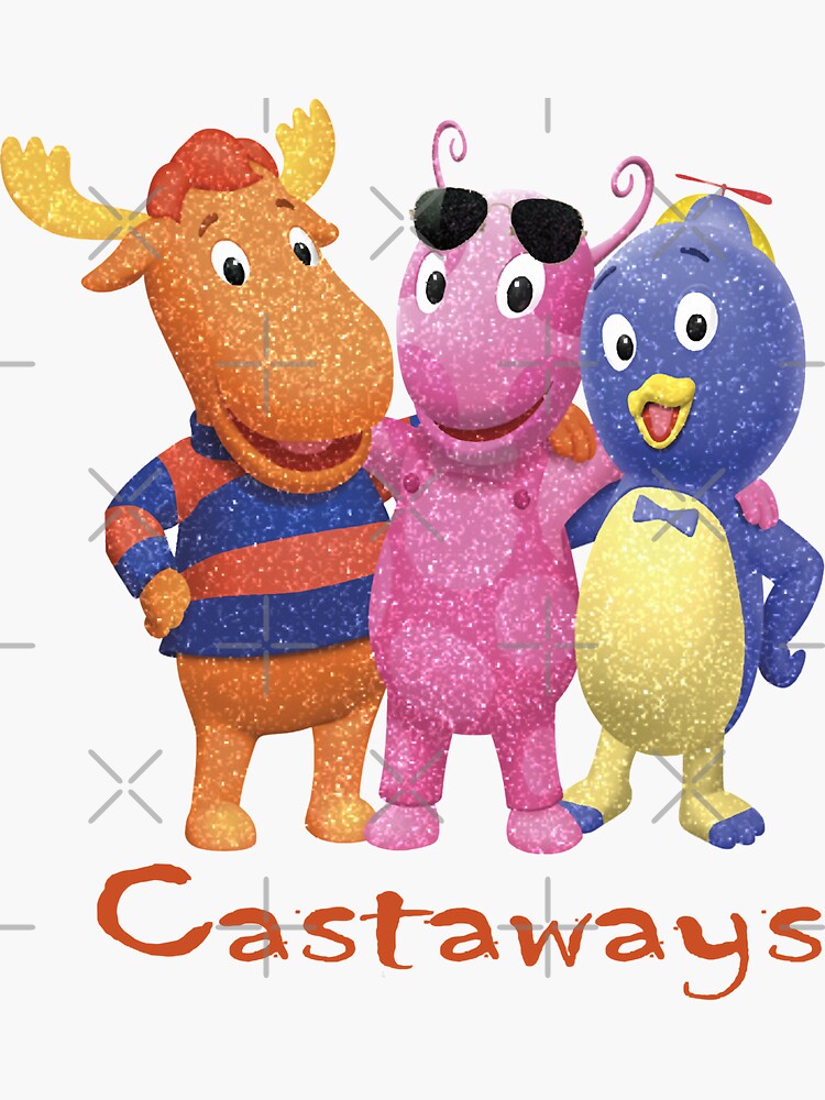 Pegatina «Castaways Backyardigans Sticker tiktok song Pablo Caricaturas ...