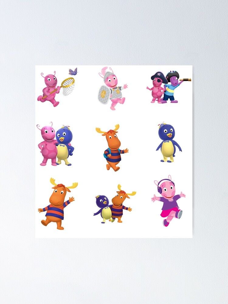 Póster «Backyardigans Stickers Pack Kids Castaways Pablo Dibujos ...