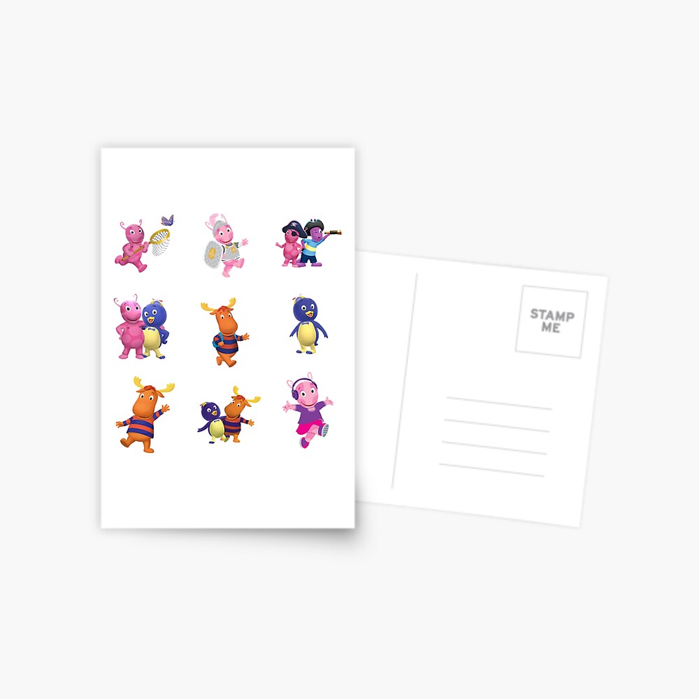 Postal «Backyardigans Stickers Pack Kids Castaways Pablo Dibujos ...