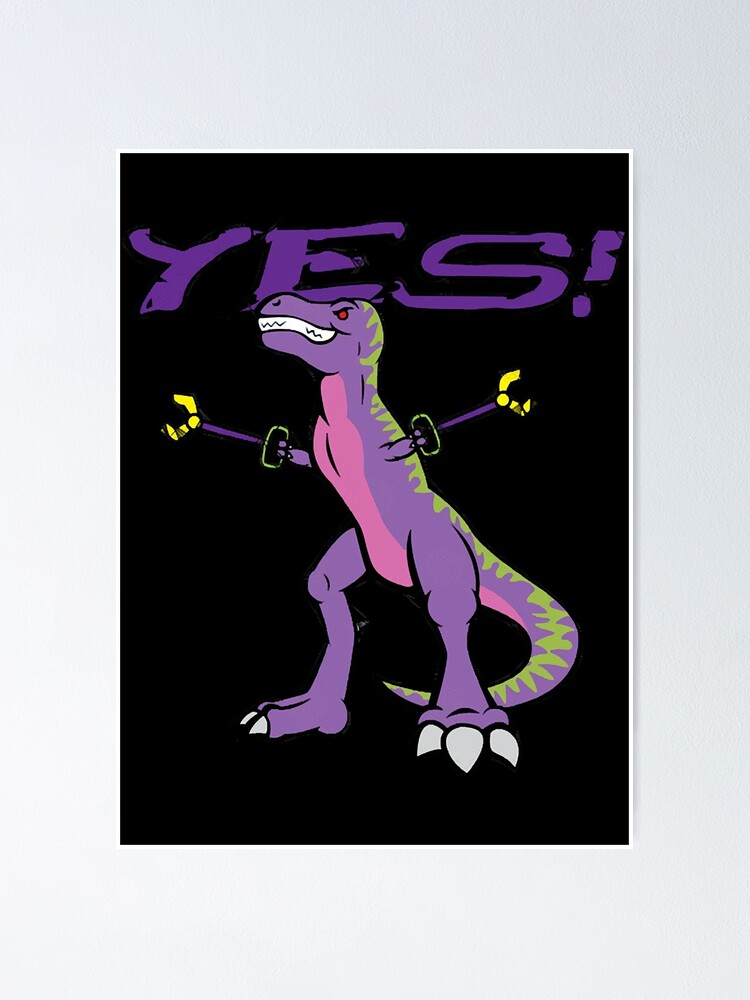 "Beast Wars Megatron YES! " Poster for Sale by cortlandshetley | Redbubble