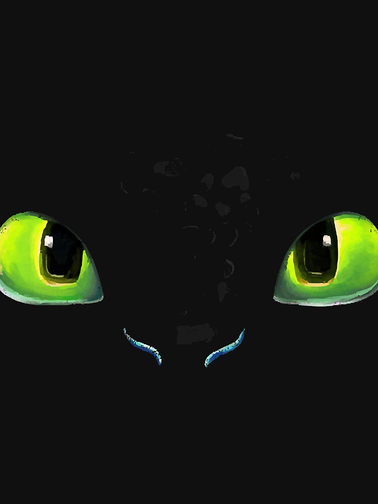 "Toothless Dragon Eyes " T-shirt for Sale by Khamyah67 | Redbubble ...
