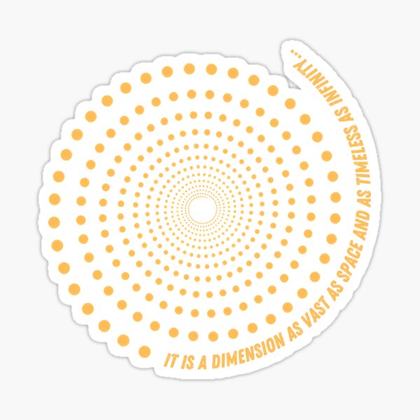 "Twilight Zone Science-Fiction Hommage " Sticker for Sale by azadselvey ...