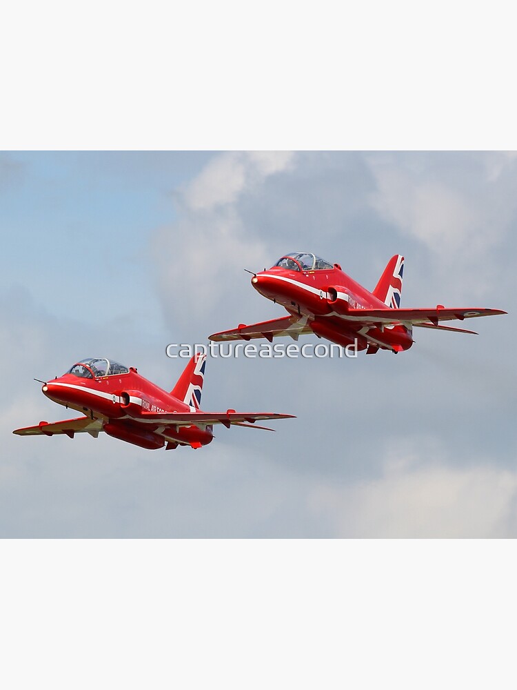 "RAF Red Arrows Hawk" Poster for Sale by captureasecond | Redbubble
