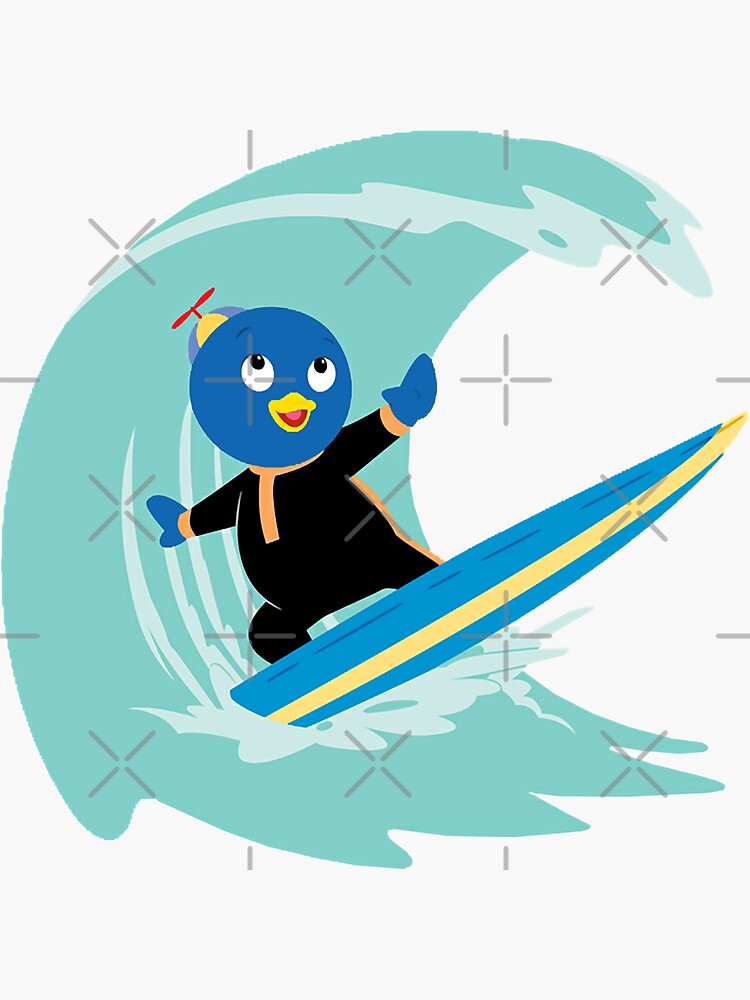 Pegatina «Pablo Surfeando Los Backyardigans Niños Náufragos Pablo Los ...