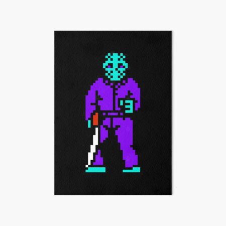 "8 bit Jason " Art Board Print for Sale by nicholinarau | Redbubble