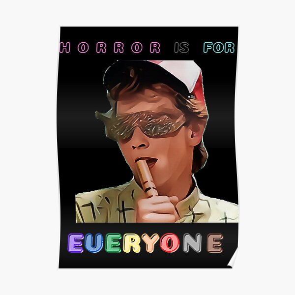 "Pride Horror Fan " Poster by berenicehe | Redbubble