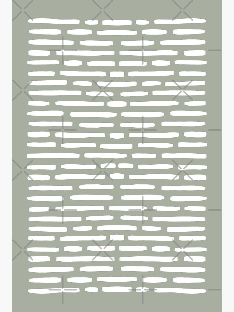 "Sage green lines pattern" Poster by Miss-Belle | Redbubble
