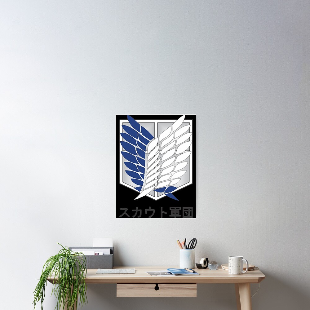 "Attack on Titan Shingeki no Kyojin Logo SNK " Poster by Unleashitness ...