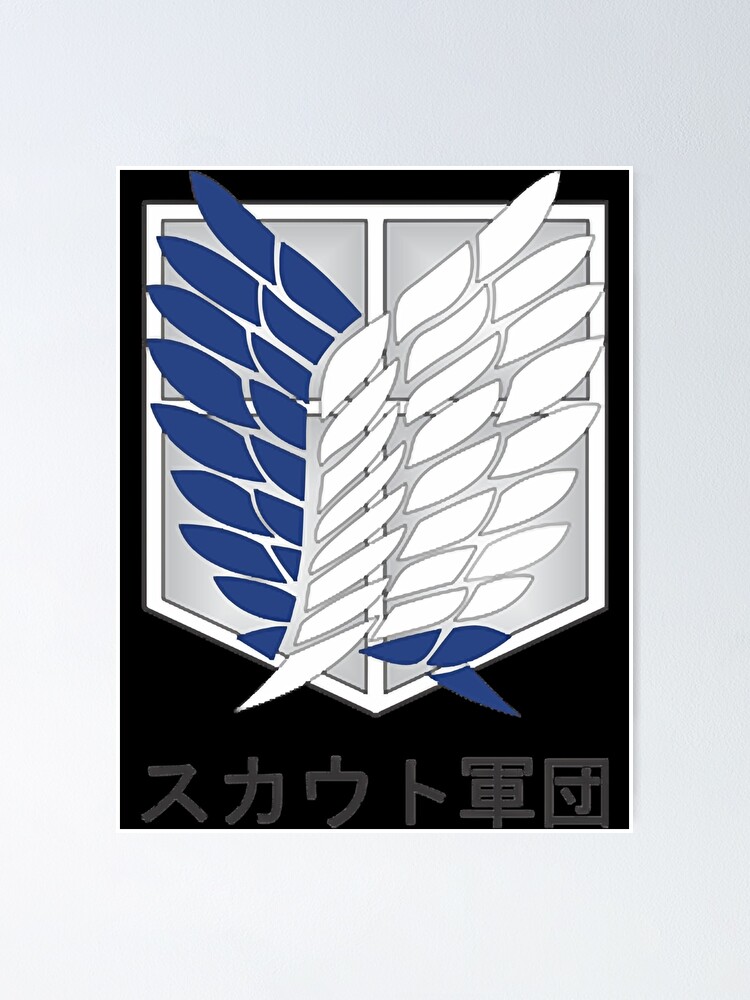 "Attack on Titan Shingeki no Kyojin Logo SNK " Poster by Unleashitness ...