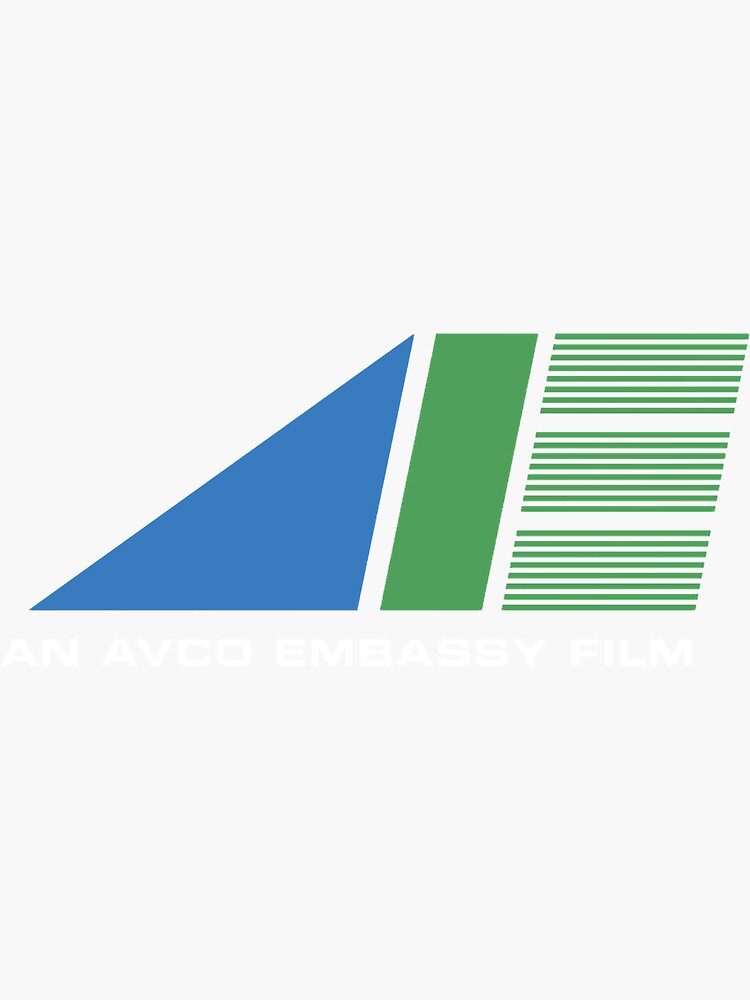 Pegatina «LOGOTIPO DE AVCO EMBASSY FILMS - COMPAÑÍA DE CINE DEFUNCT» de ...