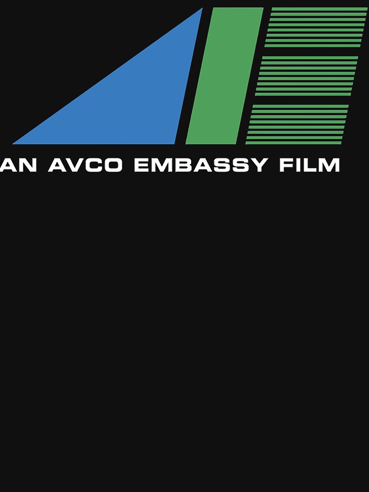 "AVCO EMBASSY FILMS LOGO - DEFUNCT FILM COMPANY " Essential T-Shirt for ...