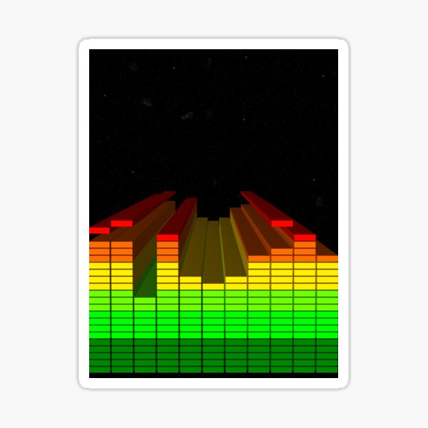 "Equalizer" Sticker by serpico93 | Redbubble