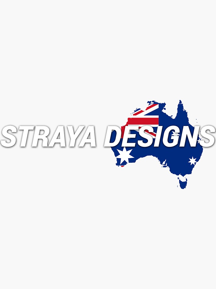 "Straya Designs Logo (Alternate)" Sticker for Sale by StrayaDesigns ...