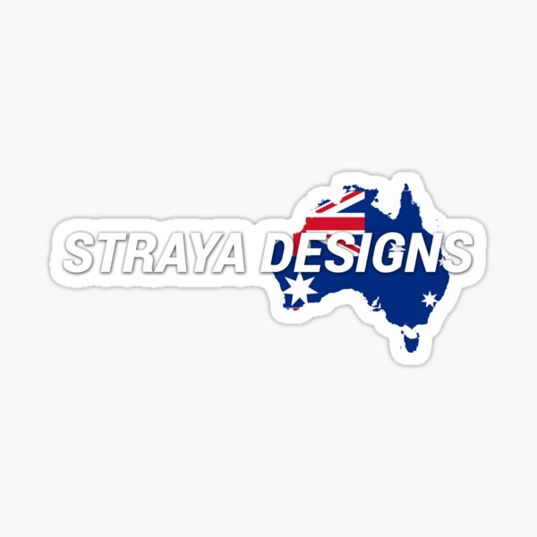 "Straya Designs Logo (Alternate)" Sticker for Sale by StrayaDesigns ...