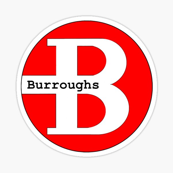 "Burroughs Logo " Sticker for Sale by Unleashitness | Redbubble