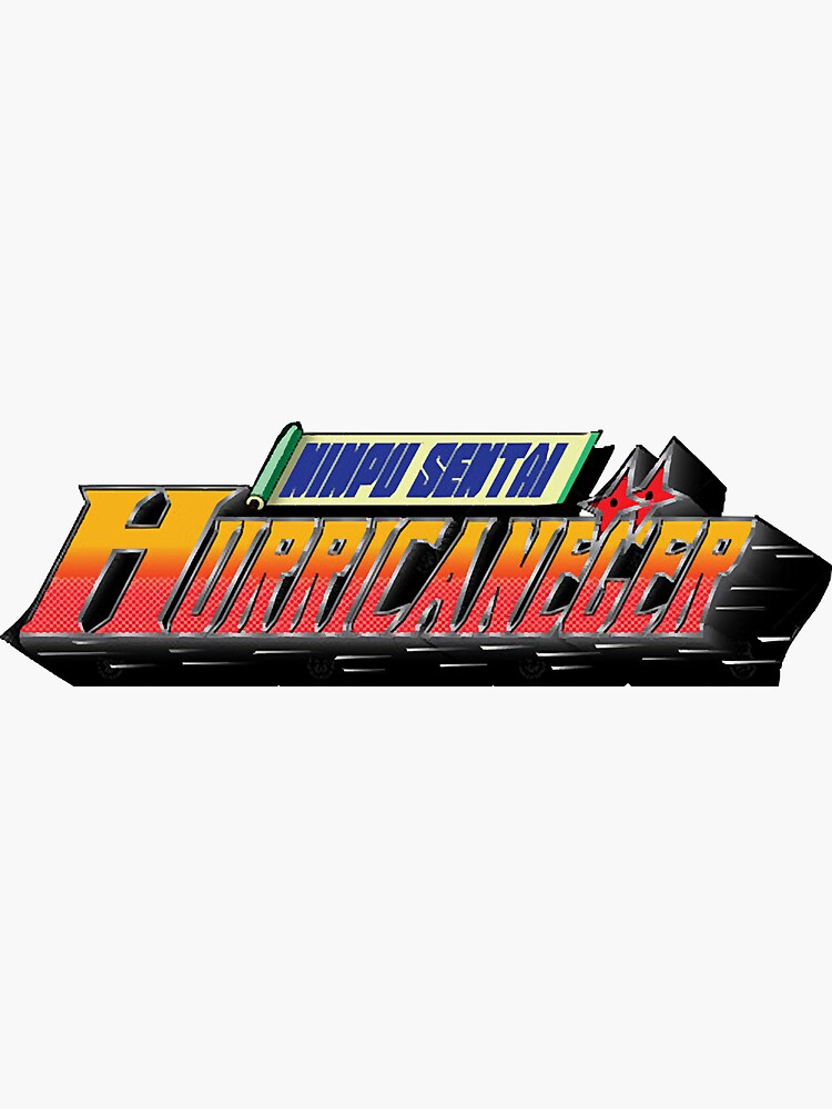 "Ninpu Sentai Hurricanger " Sticker for Sale by cortlandshetley | Redbubble