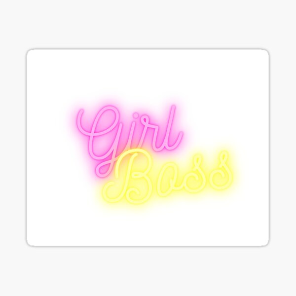 "Girl boss" Sticker for Sale by MerchbyAlive | Redbubble