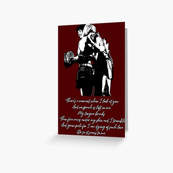 "Xena Gabrielle Poem" Greeting Card for Sale by CharXena | Redbubble