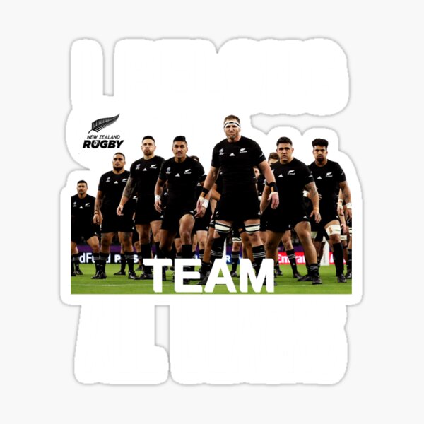 "Team All Blacks Rugby Legends NEW ZEALAND ALL" Sticker for Sale by ...
