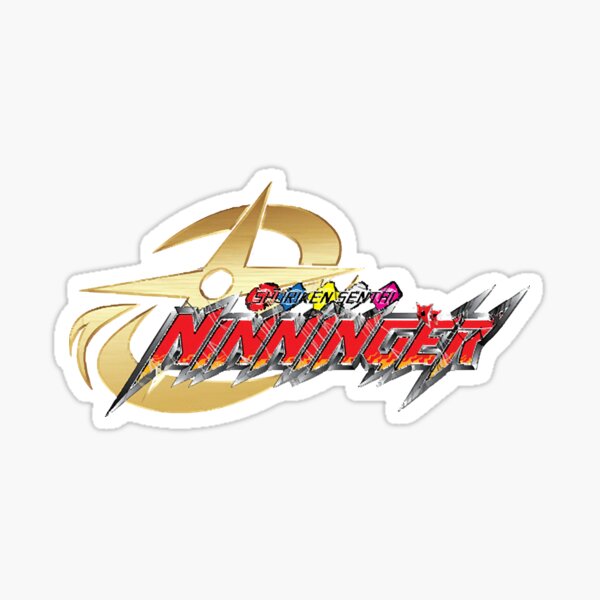 "Shuriken Sentai Ninninger " Sticker for Sale by nelskraasch | Redbubble