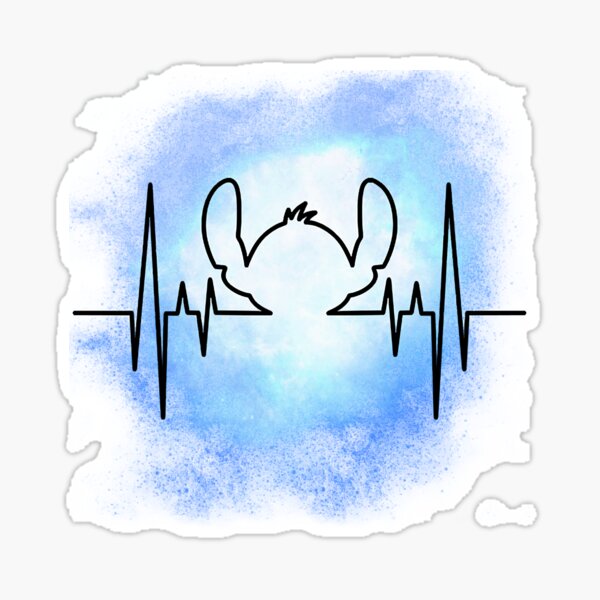 "Stitch 3-blue " Sticker for Sale by Khamyah67 | Redbubble
