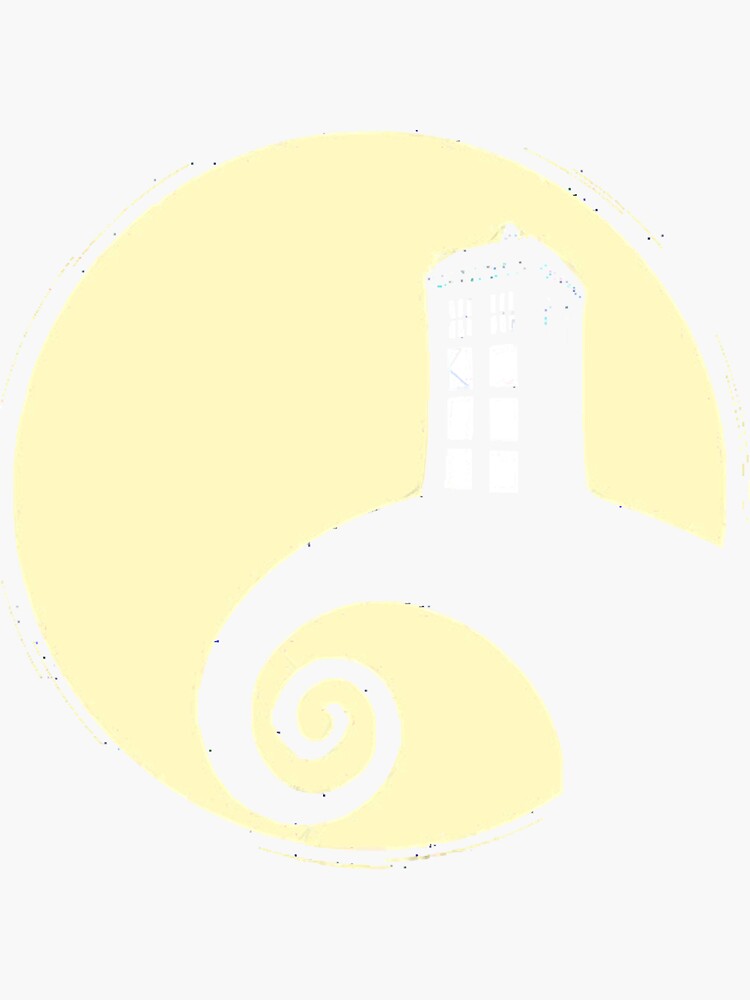 "Nightmare before the Doctor " Sticker for Sale by degasperis | Redbubble