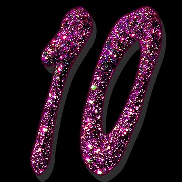 "Number Ten for 10th Anniversary or Anniversary - Numbers" Sticker by ...