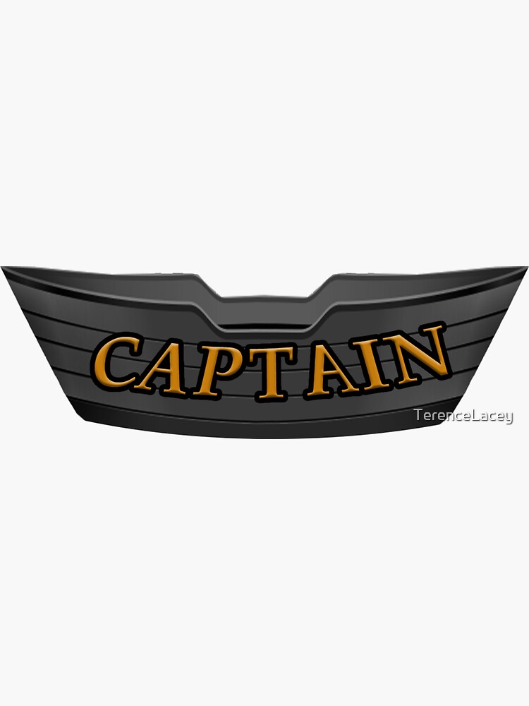 "Captains cap design" Sticker by TerenceLacey | Redbubble
