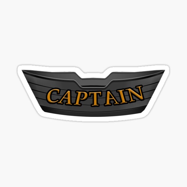 "Captains cap design" Sticker by TerenceLacey | Redbubble