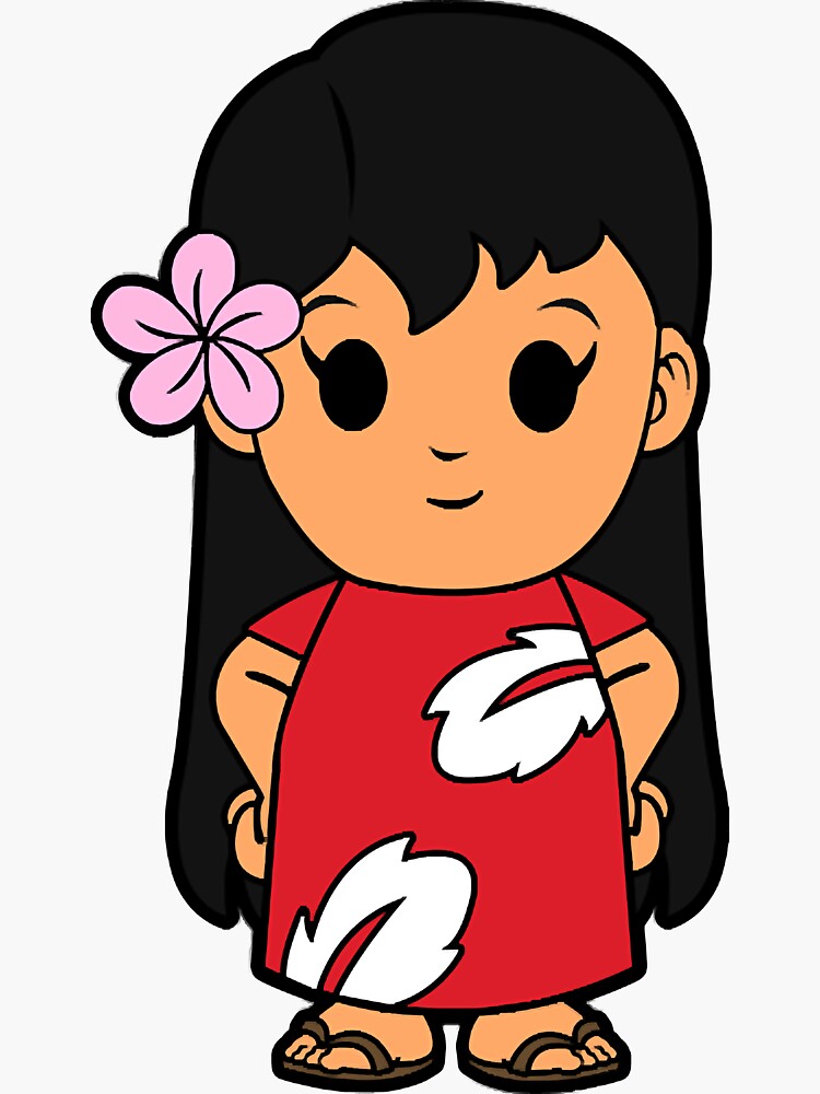 "lilo chibi " Sticker for Sale by RheagaSF | Redbubble