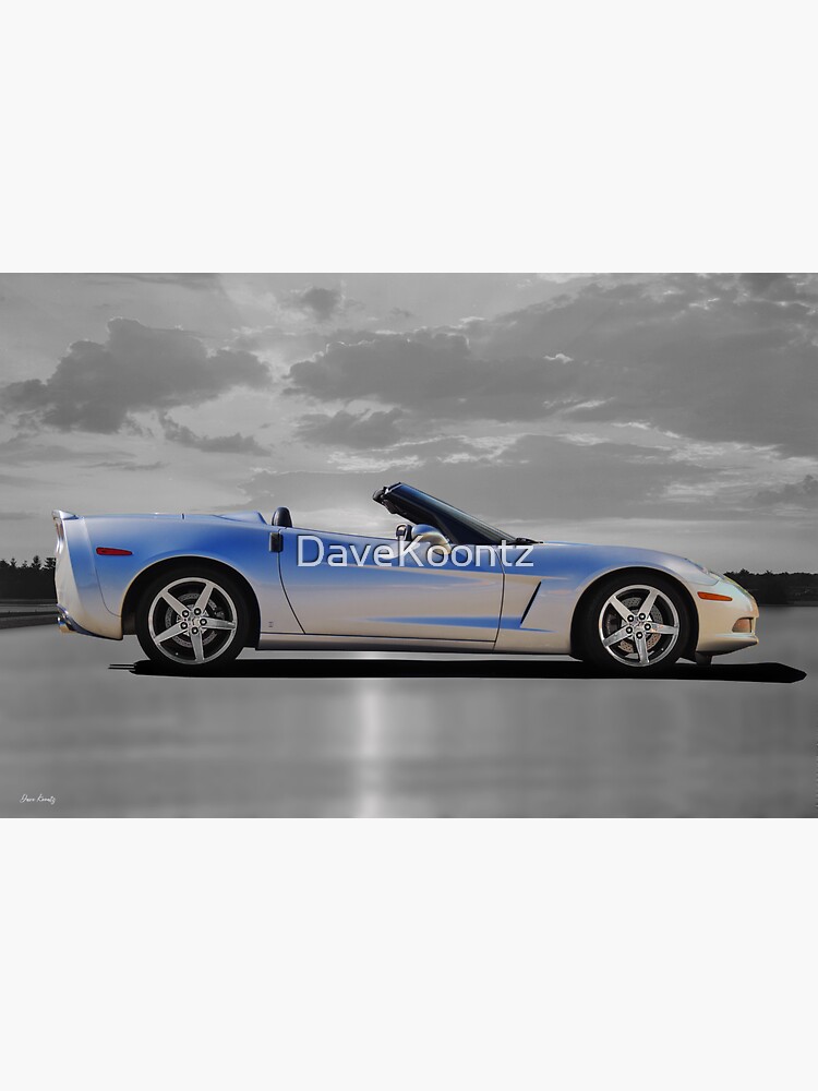 "Chevrolet C6 Corvette Convertible 'Profile'" Sticker for Sale by ...