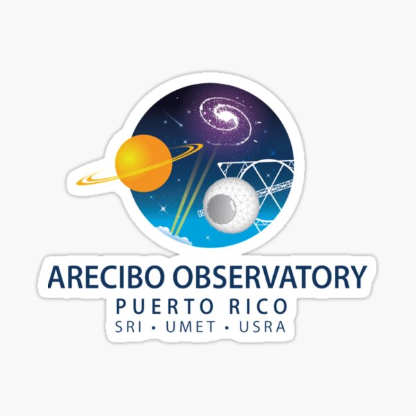 "Arecibo Observatory Logo" Sticker for Sale by MarkChamberlin | Redbubble