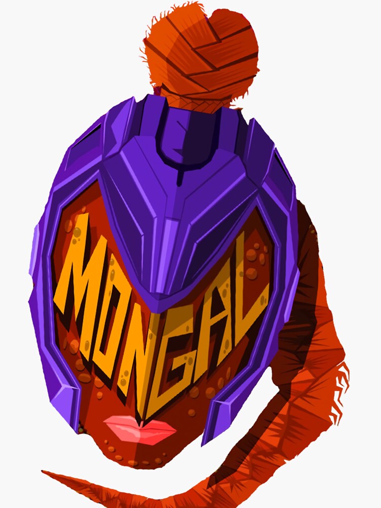 "Mongal Fanart" Sticker for Sale by Firiri | Redbubble