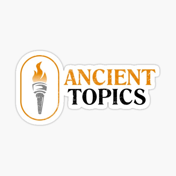 "Logo Ancient Topics" Sticker for Sale by ancientopics | Redbubble