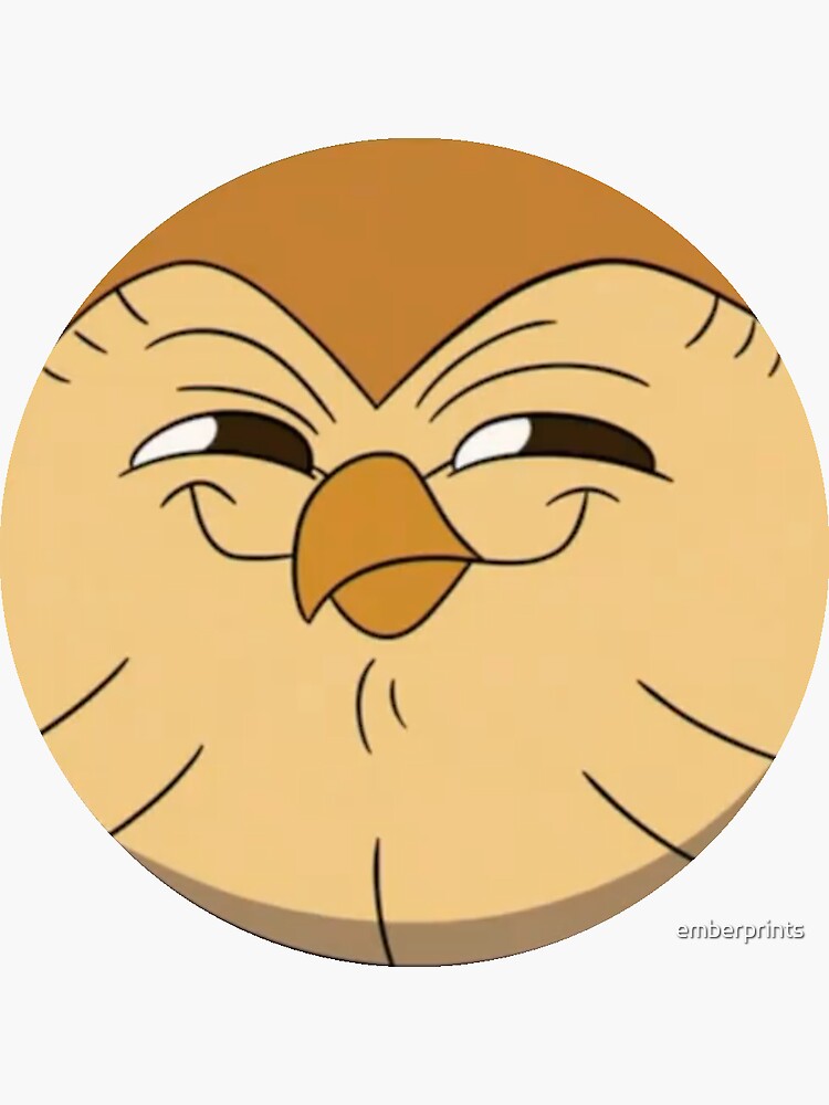 "The Owl House Season 2 Sneaky Hooty " Sticker by emberprints | Redbubble