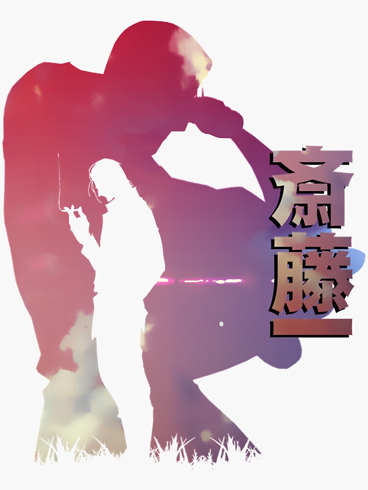 "Himura Kenshin Himura Hajime Saito" Sticker for Sale by dennisnoel ...