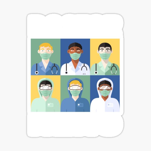 "Doctor Hero. Medical Care Doctors our Superhero's " Sticker for Sale ...