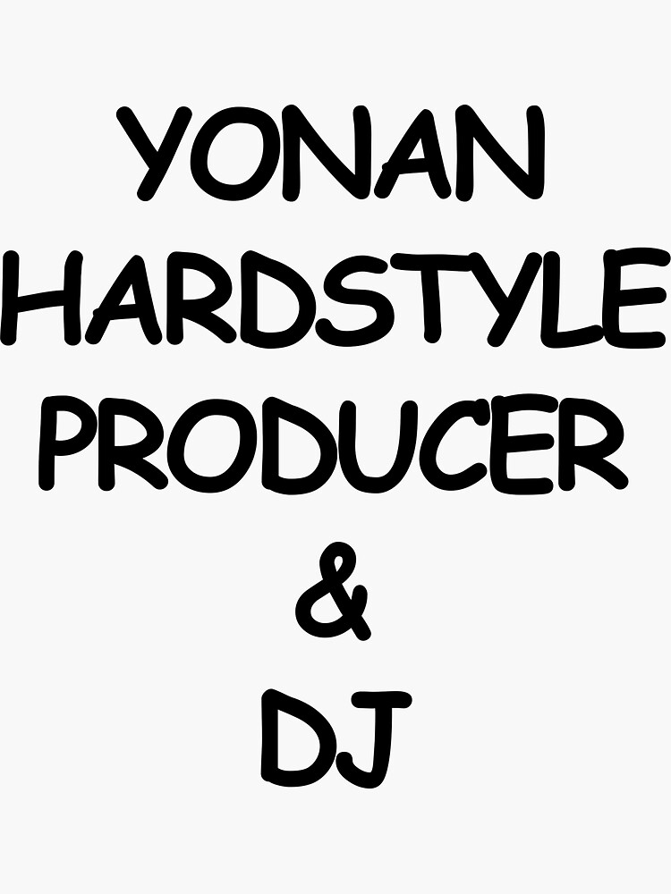 "yonan merch" Sticker by zqrx | Redbubble