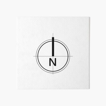 "north drawing of architecture student sticker" Art Board Print by ...
