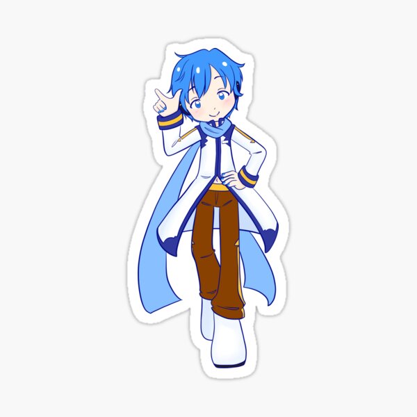 "KAITO" Sticker for Sale by marshmallomanju | Redbubble