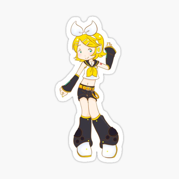 "Kagamine Rin" Sticker for Sale by marshmallomanju | Redbubble