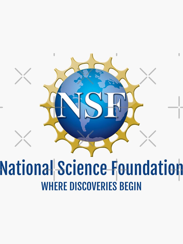 "National Science Foundation NSF Classic" Sticker by MarkChamberlin ...