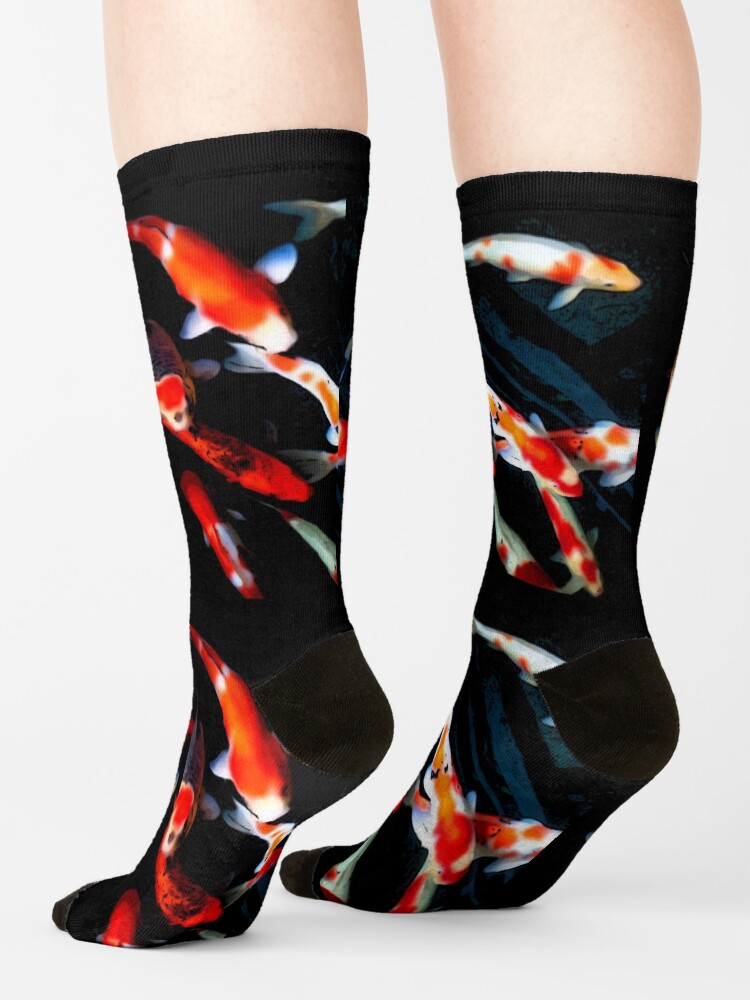 "Koi fish, Koi fish pond, Traditionnal japanese koi fish" Socks for ...