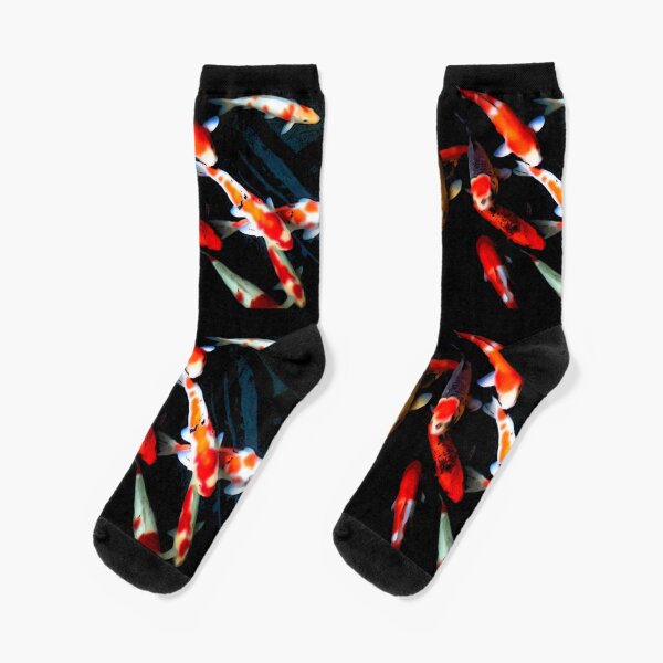 "Koi fish, Koi fish pond, Traditionnal japanese koi fish" Socks for ...