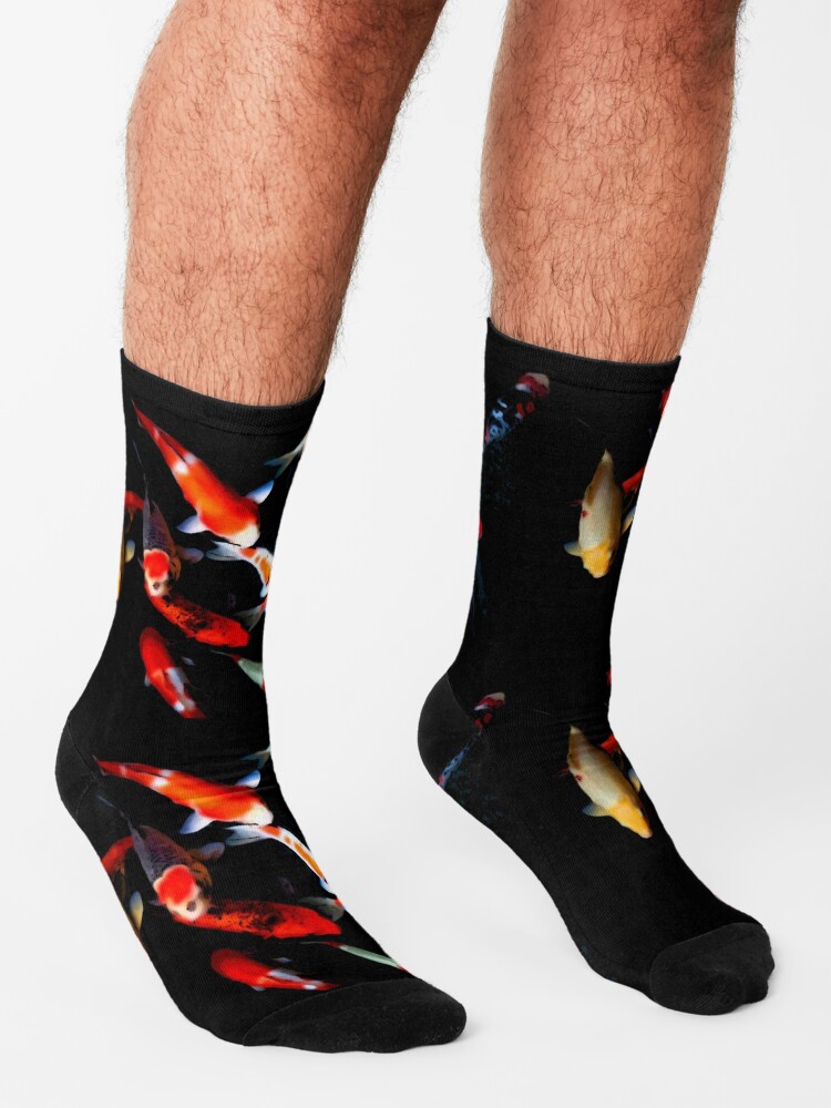"Koi fish, Koi fish pond, Traditionnal japanese koi fish" Socks for ...