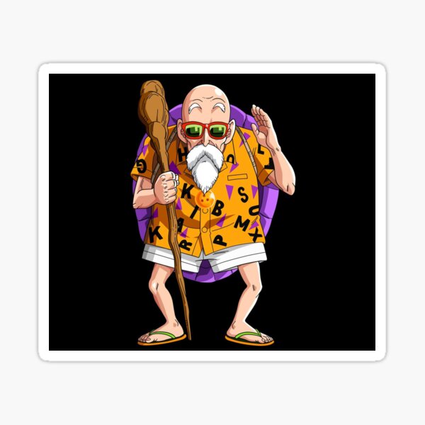 "Master Roshi Dragon Ball " Sticker for Sale by Ryzox | Redbubble