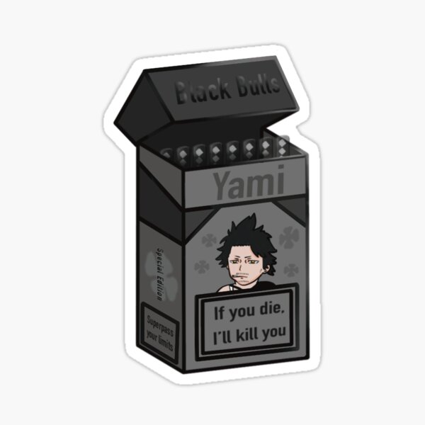 "Captain Yami" Sticker for Sale by Eucalyptus-shop | Redbubble