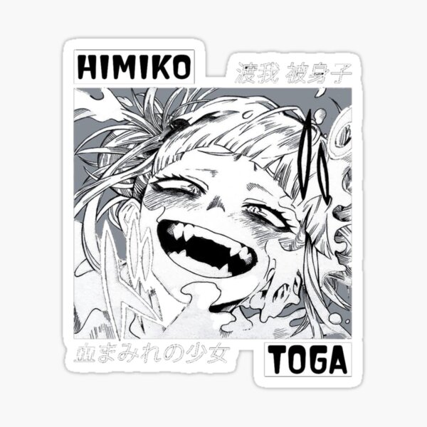 "Boku no hero academia(my hero academia) Himiko Toga" Sticker for Sale ...